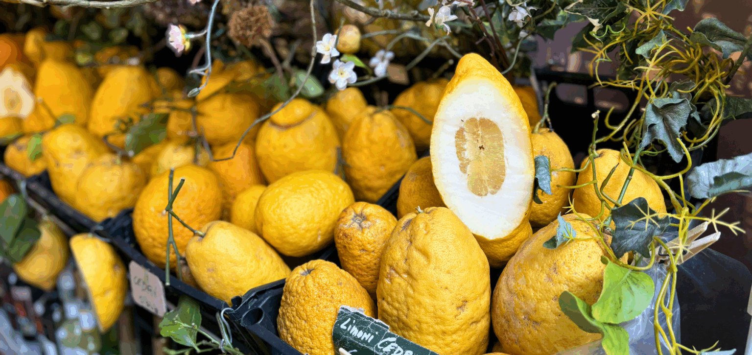 Fruits and vegetables in Italian
