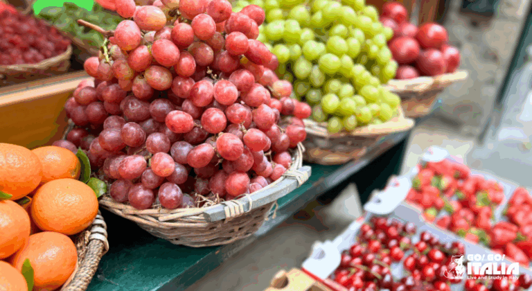Fruits and vegetables in Italian