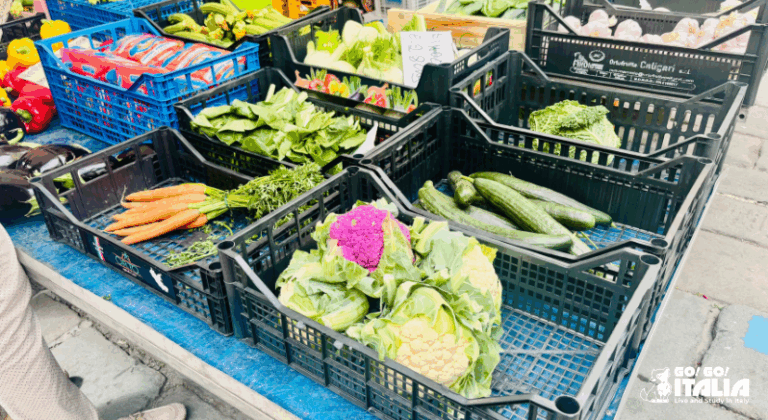 Fruits and vegetables in Italian